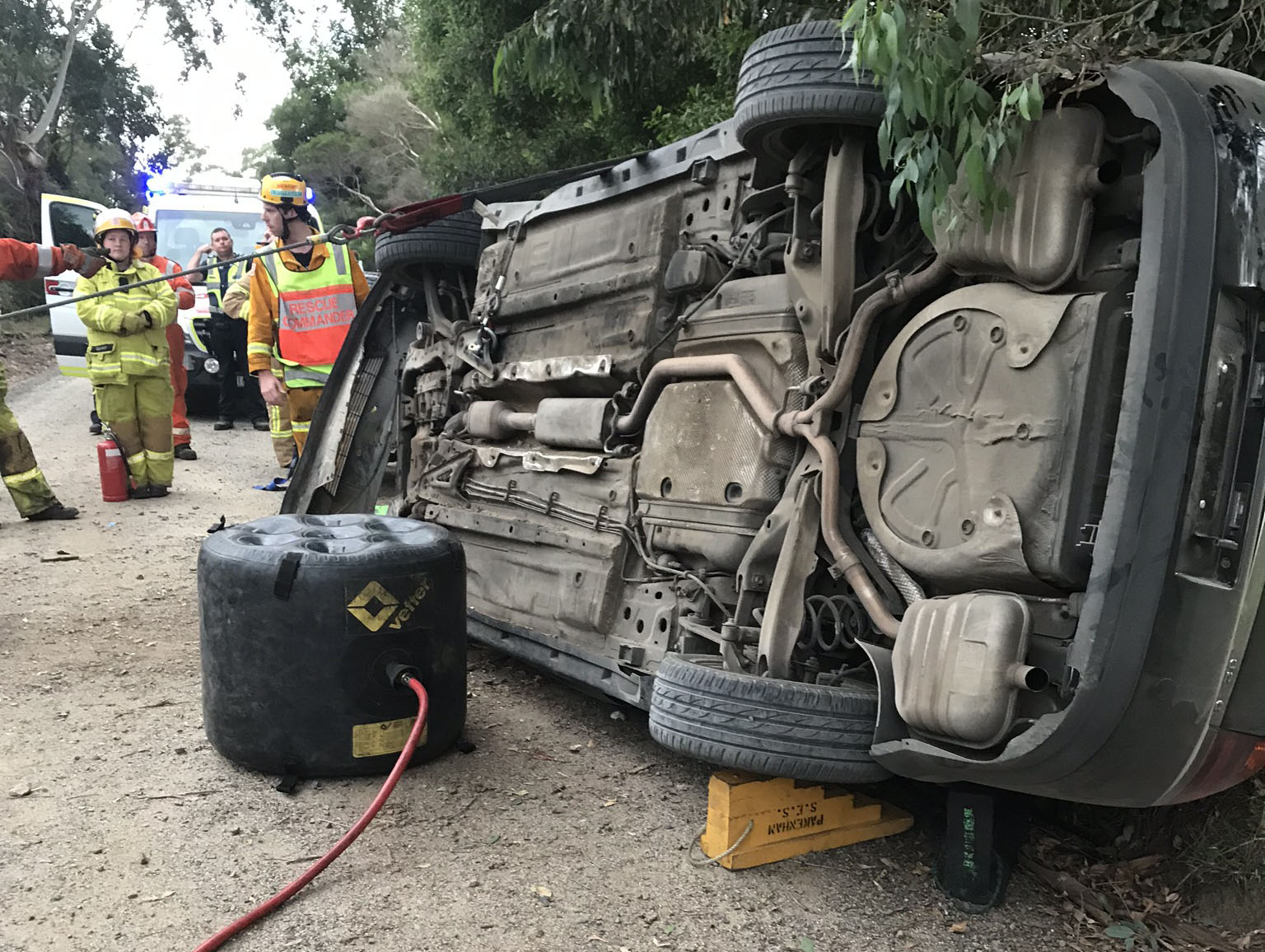 Controlled Roll – Car vs Tree – Australian Rescue Podcast
